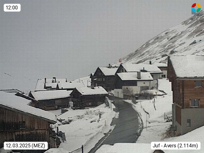 Wetter & Webcam Juf - Avers – Graubünden | panoramablick.com